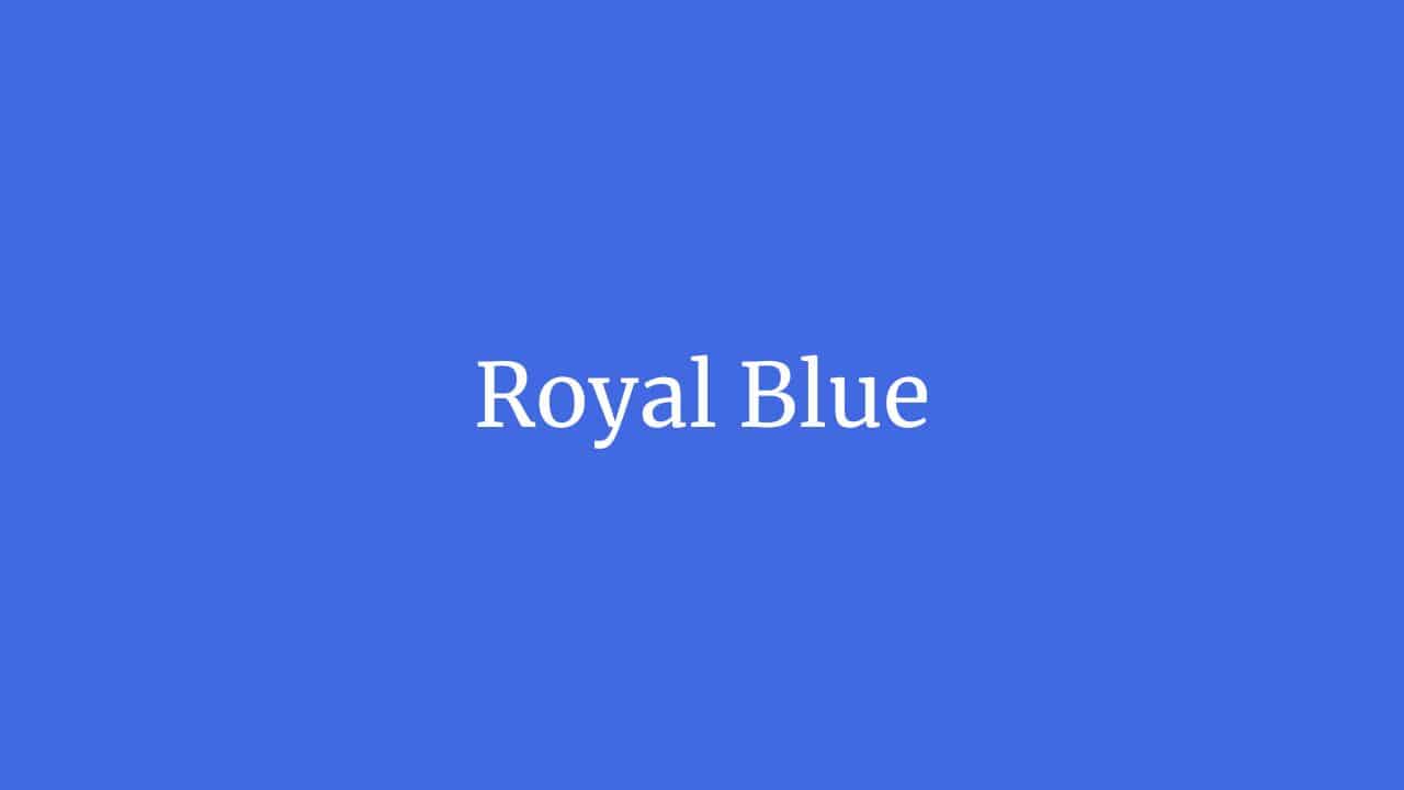 Difference Between Royal Blue And Navy Blue